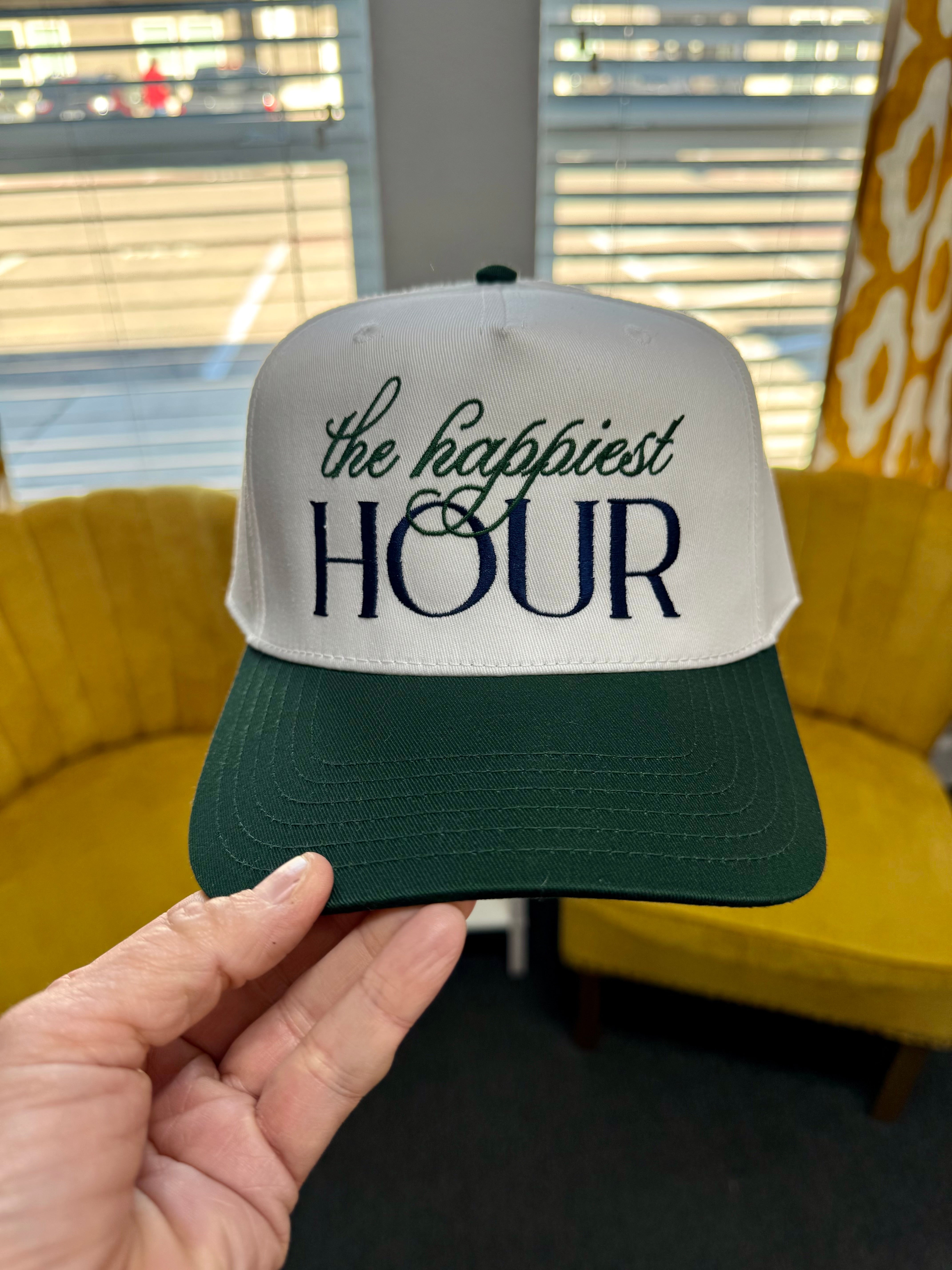 the happiest HOUR Hat – Turquoise Peacock Boutique